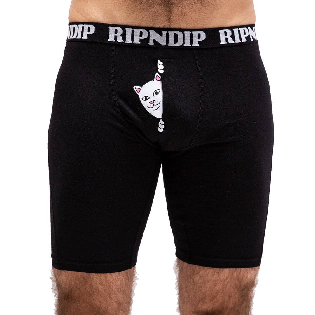Peek A Nermal Boxers (Black) RIPNDIP MX